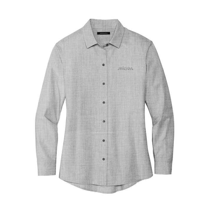 Mercer+Mettle™ Women’s Long Sleeve Stretch Woven Shirt – Micron Branded ...